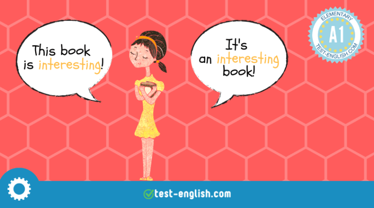 A1 Grammar lessons and exercises - Test-English