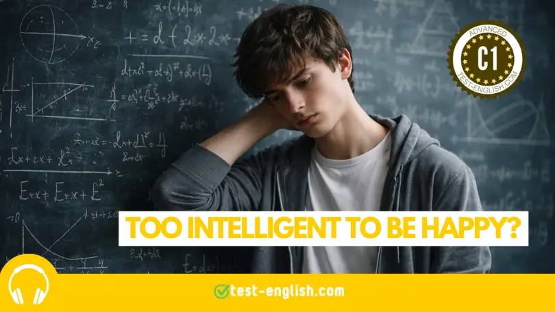 Too Intelligent to Be Happy? – C1 English Listening - Test-English