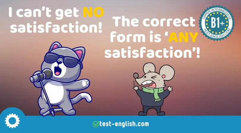 Double negatives in English - Page 2 of 3 - Test-English