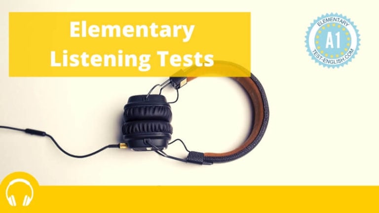 A1 Elementary - Test-English